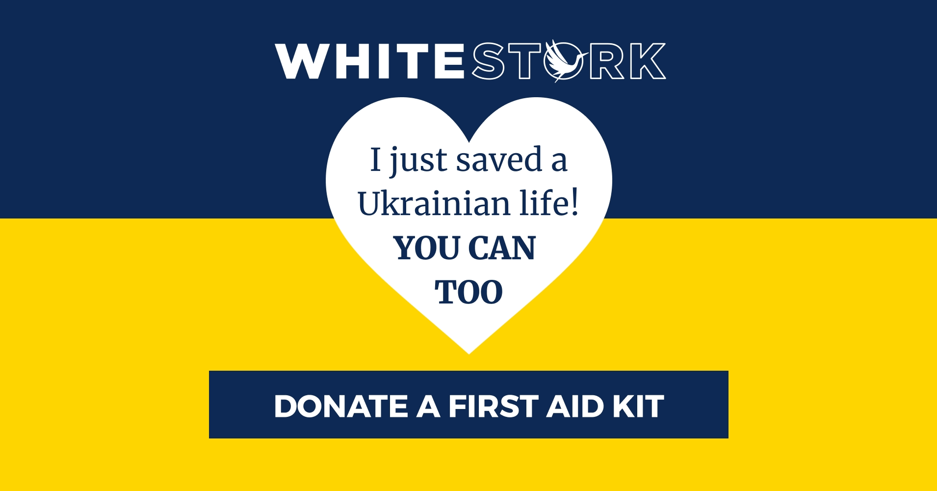 Just donated to White Stork that’s equipping frontline soldiers in ...
